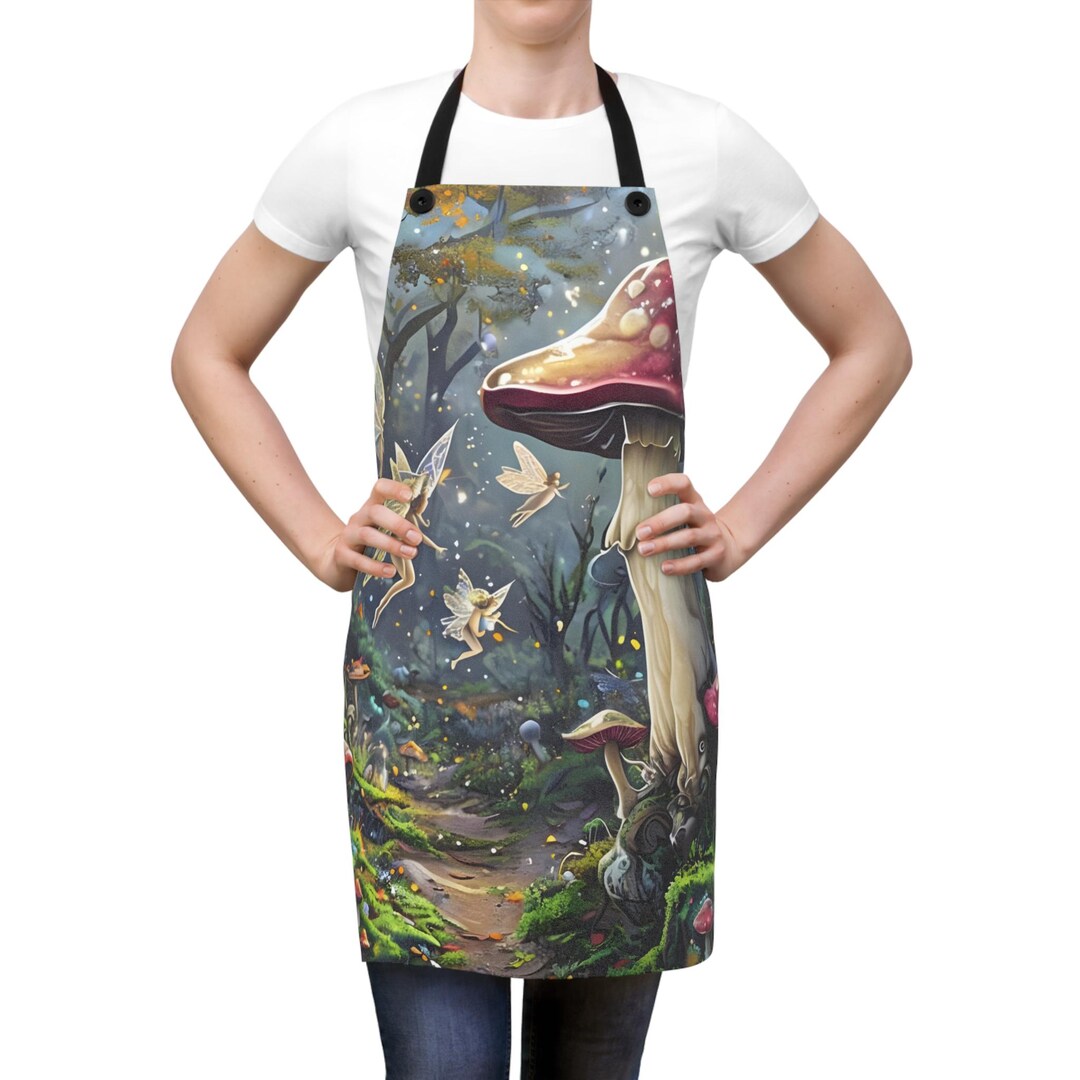 Whimsigoth Apron Dark Fairy Kitchen Accessory Fantasy Cooking Cover up ...