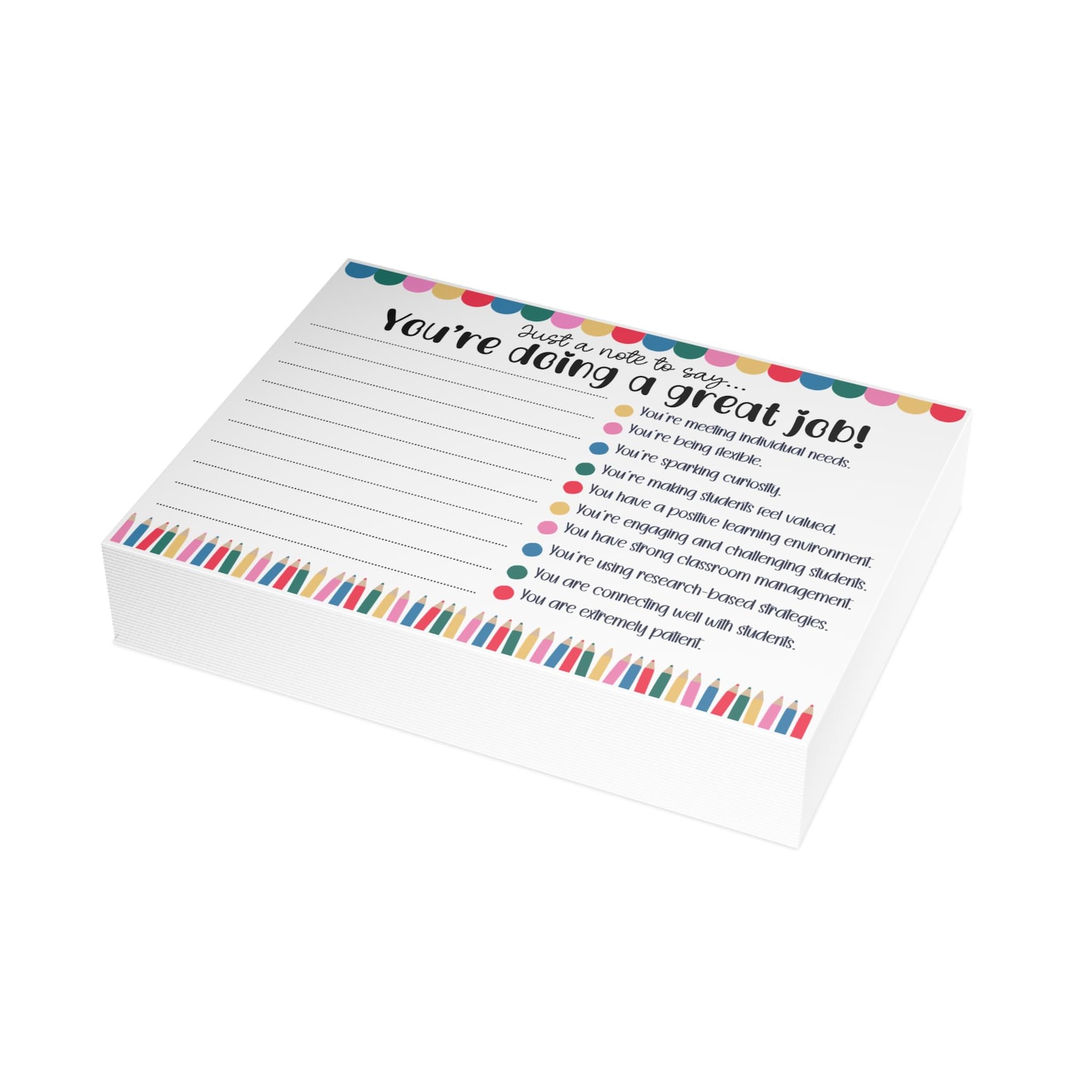 Classroom Observation Note Cards Encouragement and Feedback Made Easy ...