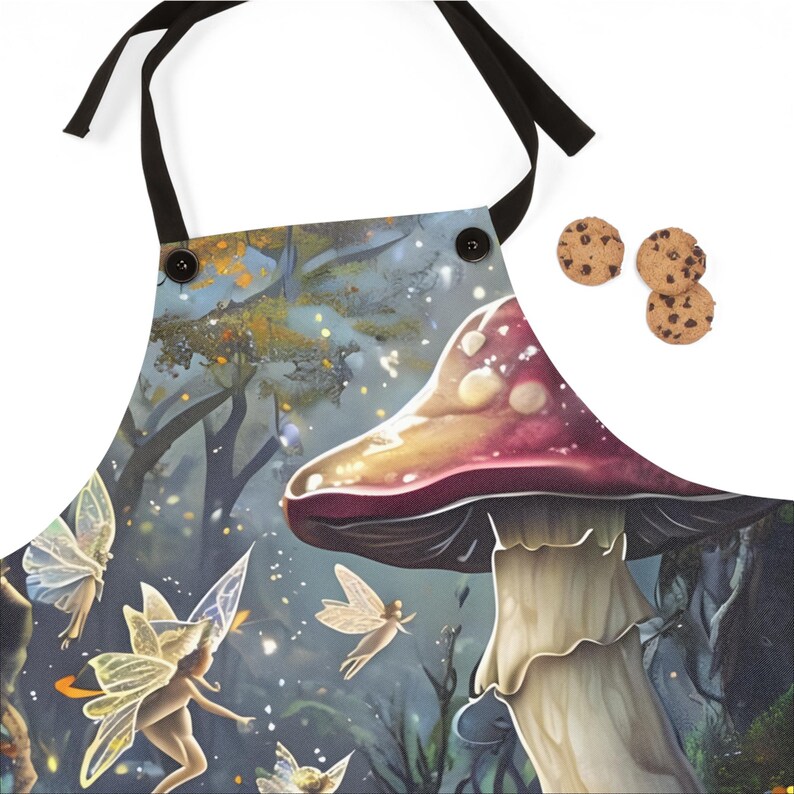 Whimsigoth Apron Dark Fairy Kitchen Accessory Fantasy Cooking Cover up ...