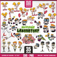 Digital Dexter's Laboratory SVG, Vector, Png 90s Cartoon Network - PNG ...