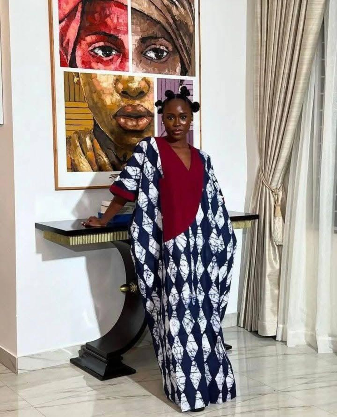 African Dress, Mermaid Gown, Kampala Mix, African Print Dress, Women's ...