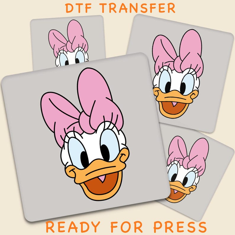 Disney Daisy Duck Head Direct to Film, Disney Friends Ready to Press ...