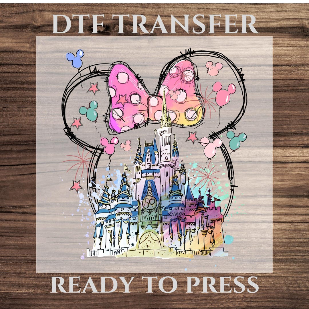 Disney Minnie Head Magic Kingdom Direct to Film, Disney Friends Ready ...