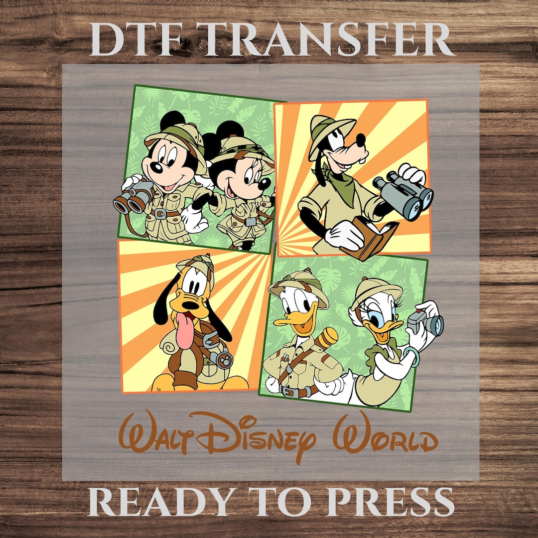 Disney Safari Crew DTF Transfer, Disney Jungle Safari Adventure Shirt ...