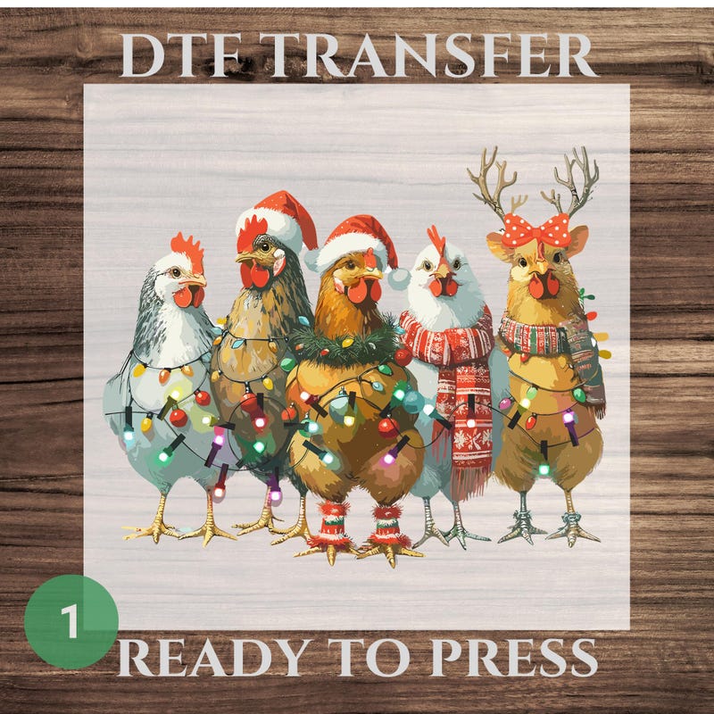 Chicken Heat Transfer - Etsy