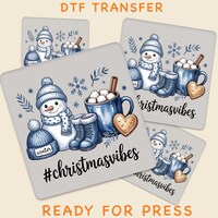 Merry Christmas Heat Press Transfer- Christmas HTV Transfer- Christmas ...
