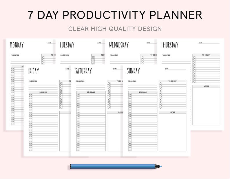 Printable Planners Inserts, Life Planner Printable, Digital Planners ...