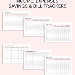 Printable Budget Planner, Digital Finance Planner, Monthly Budget ...