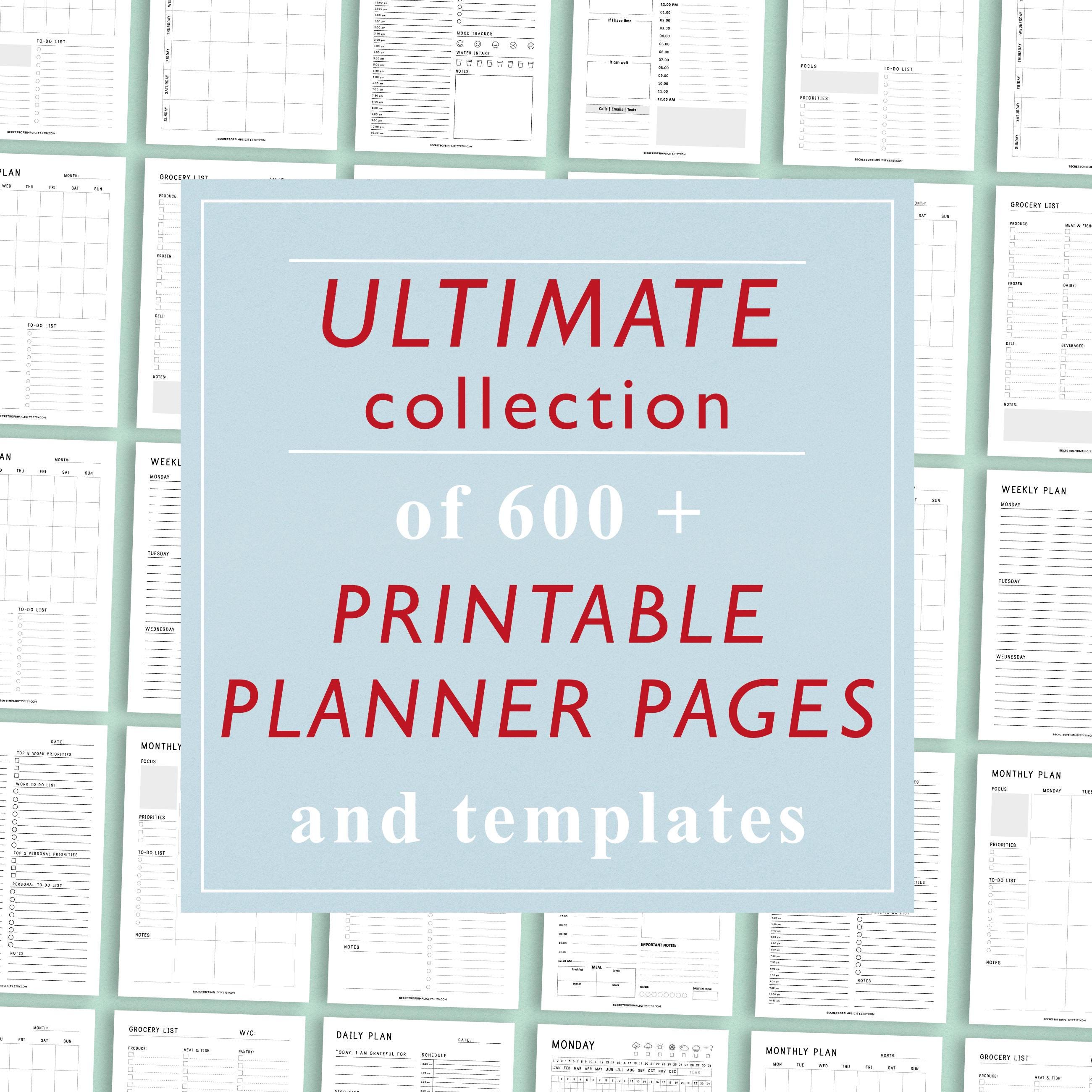 Event Planner Printable, Party Planner, Event Organizer, Birthday ...