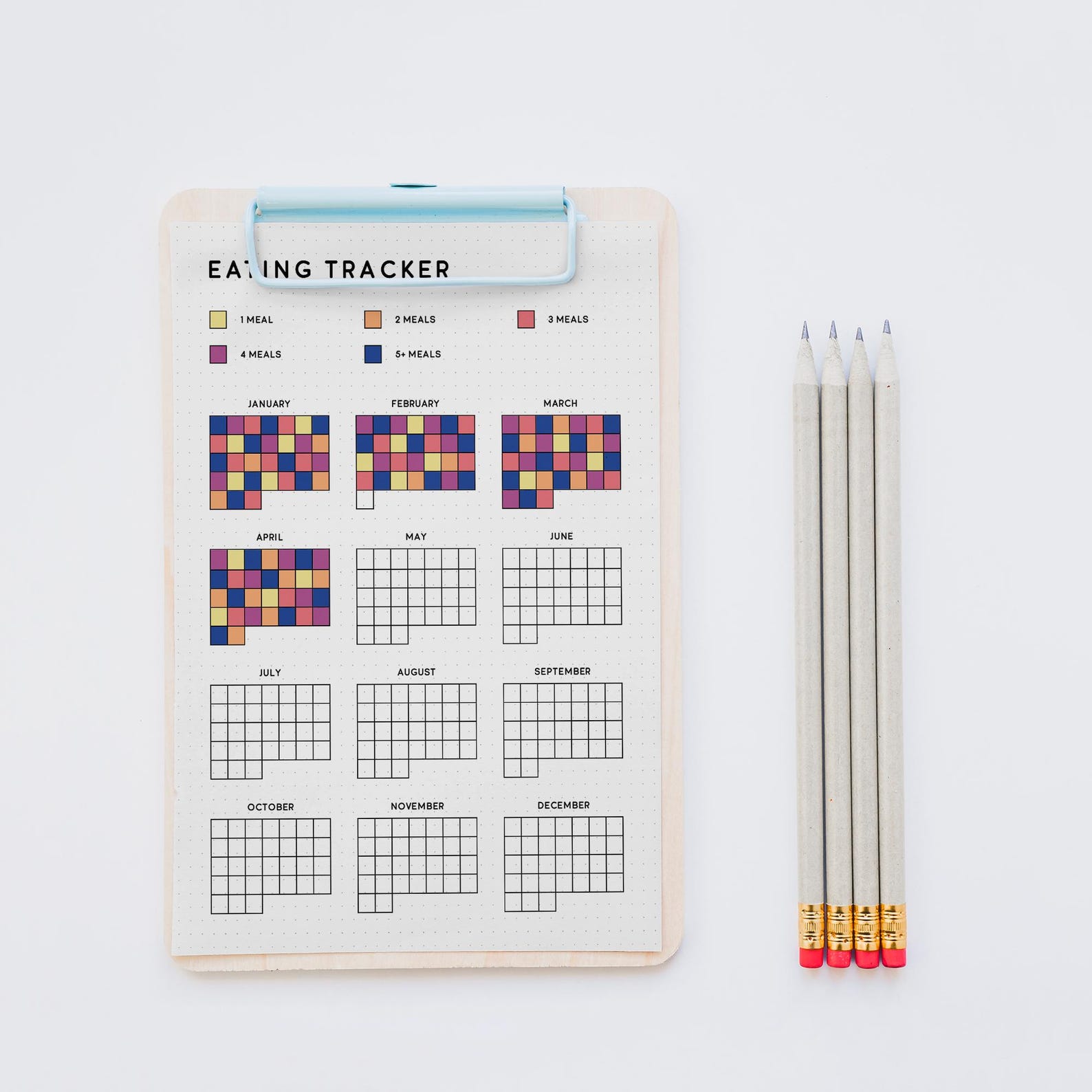 Meal Tracker Printable Journal Page, Digital Food Journal, Food Log ...