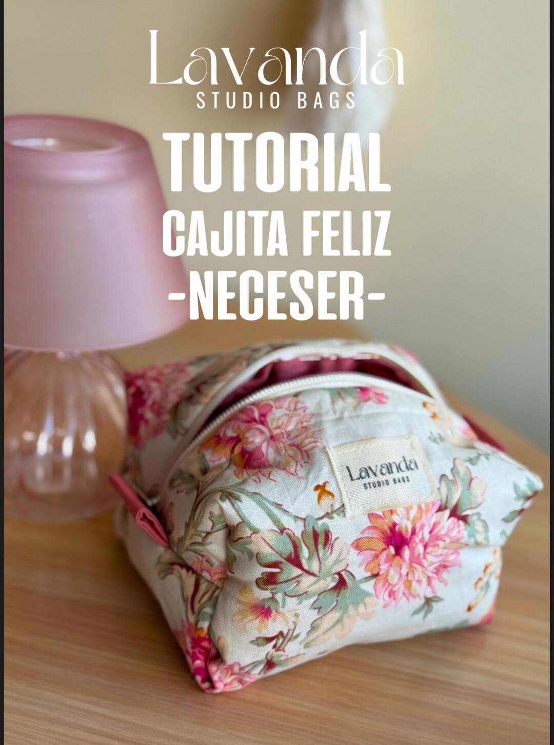 Pattern and Tutorial Mini Cosmetic Bag/spanish Language/tutorial With Images Step by Step/ Ideal ...