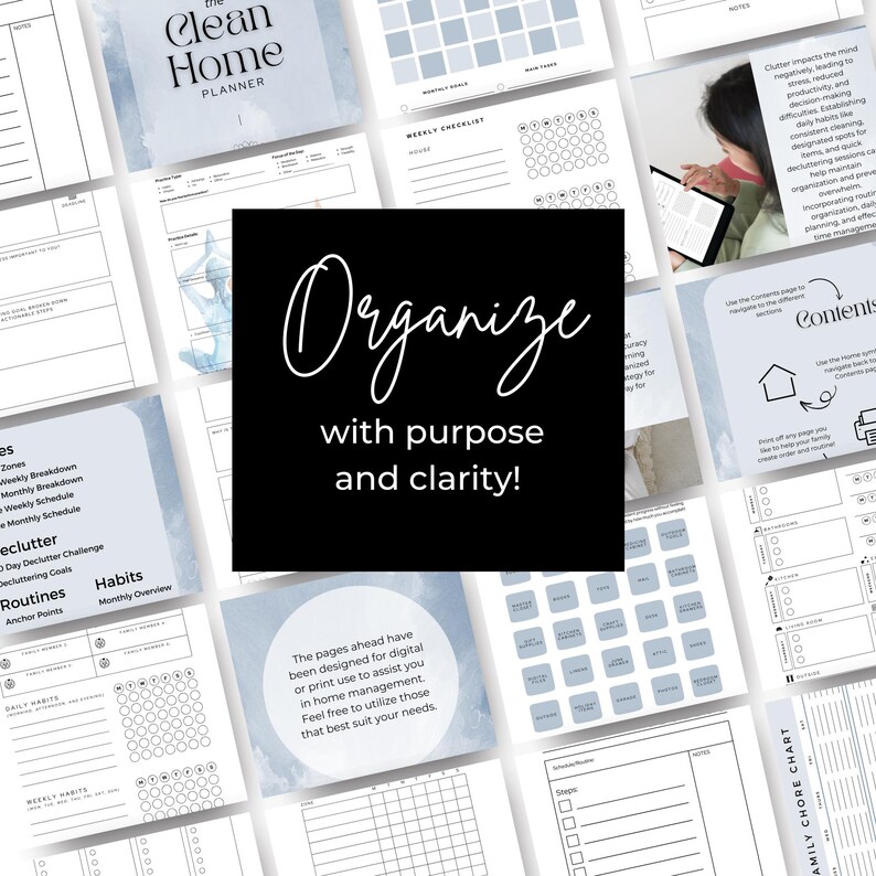 The Clean Home Planner Printable 30-day Decluttering Challenge ...