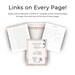 Minimalist Digital Homeschool Planner Undated, Hyperlinked, Printable ...