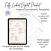 Minimalist Digital Homeschool Planner Undated, Hyperlinked, Printable ...