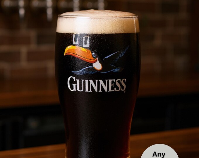 Personalised Guinness Pint Glass | Engraved Guinness Beer Glass ...