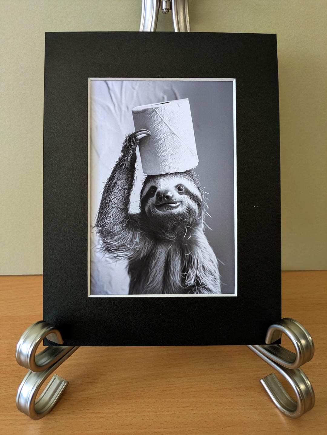 Funny Sloth Bathroom Prints | Silly Animal Wall Art | Animal Humour ...