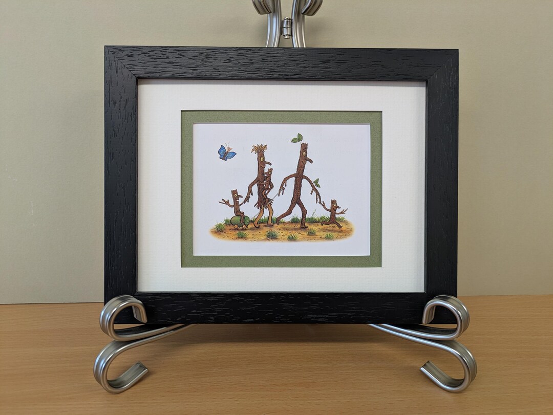 The Stick Man Art | the Stick Man & Family Framed Image | the Stick Man ...