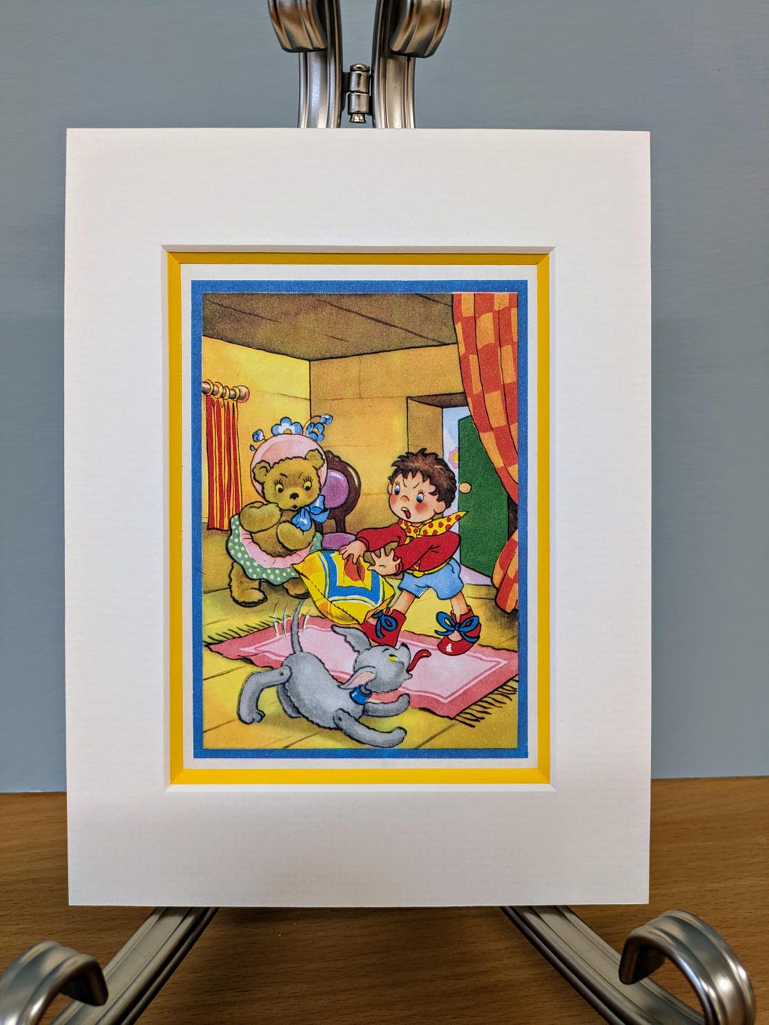 Noddy Print | Original Book Page | Noddy & Bumpy Dog | Original ...