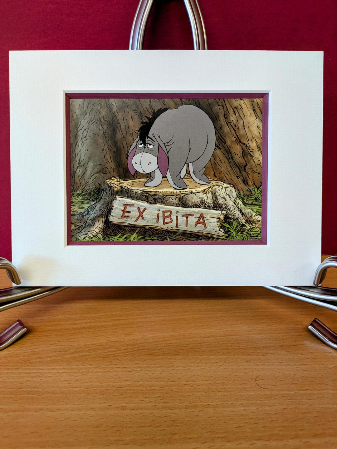Eeyore Art | Book Illustration | Winnie the Pooh Print | Eeyore Picture ...