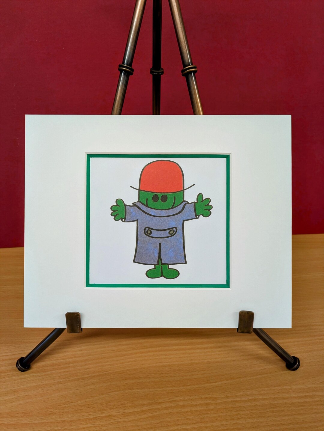 Mr Men Print | Mr Muddle Original Book Page | Double Mounted With Hand ...