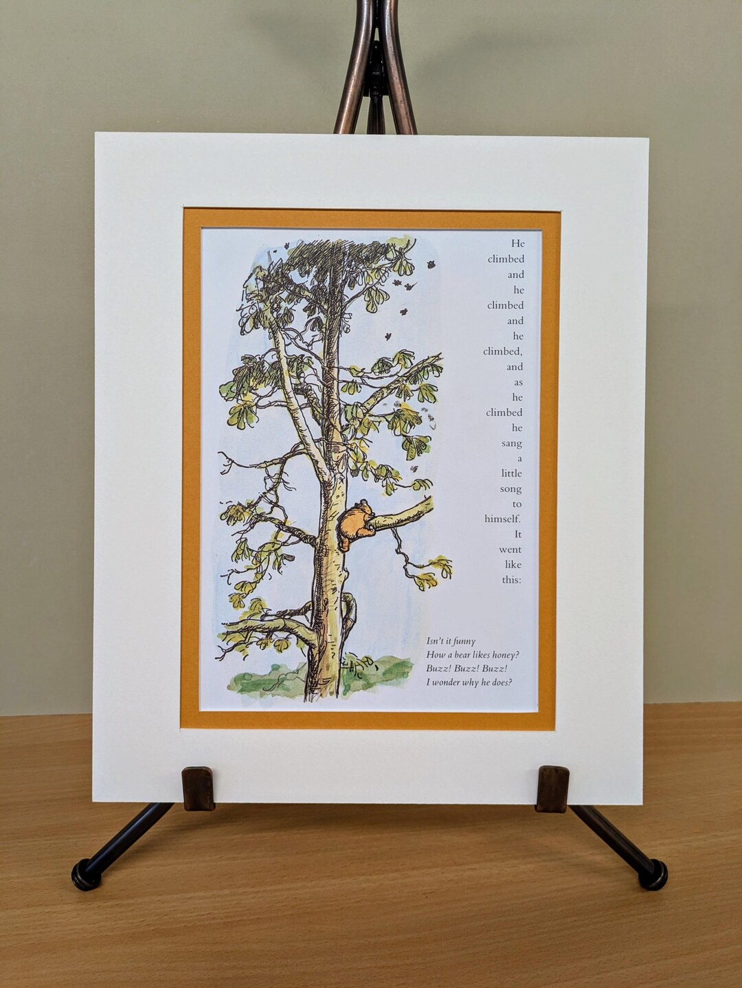 Winnie the Pooh Print | Original Book Page | Vintage Illustration ...