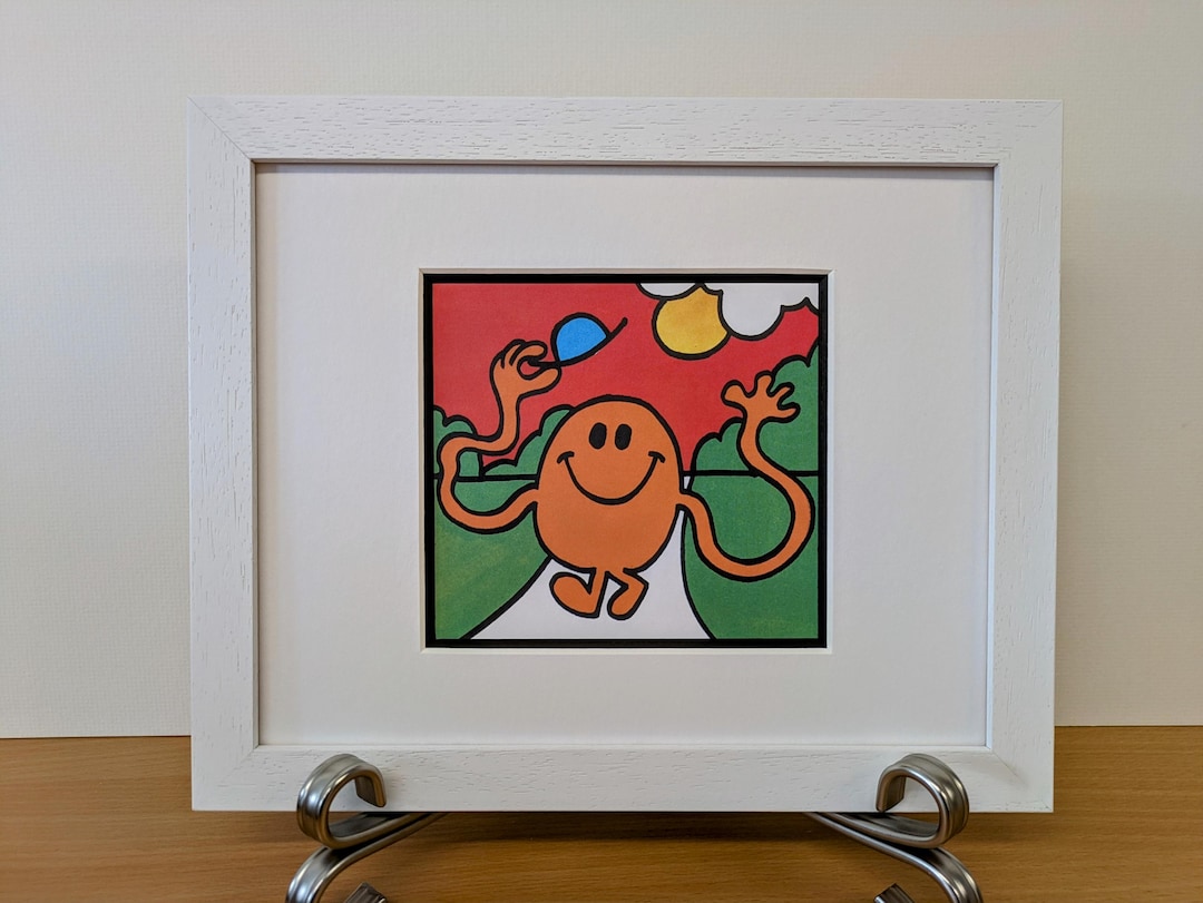 Mr Men Art | Original Book Page | Mr Tickle Art | Original Illustration ...