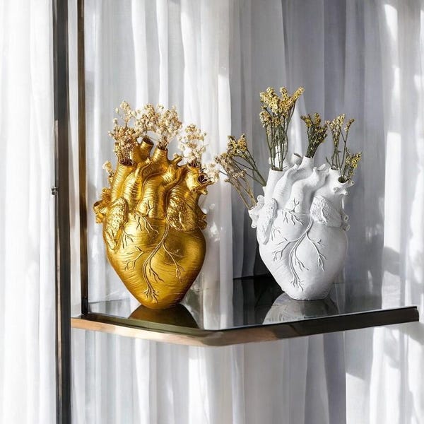 Heart Shaped Vase - Etsy