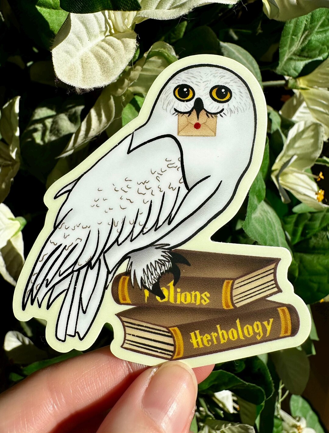 Harry Potter Owl Hedwig Vinyl Sticker - Etsy
