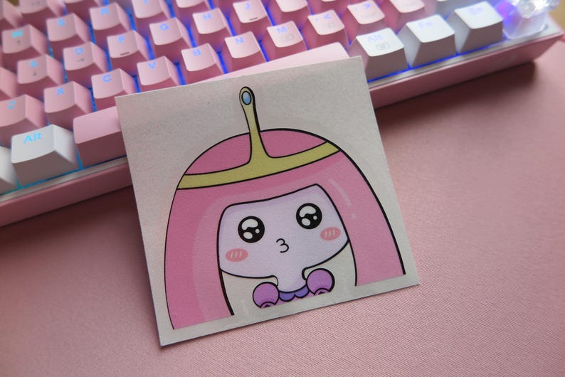 Princess Bubblegum Adventure Time Laptop Car Decal/sticker - Etsy
