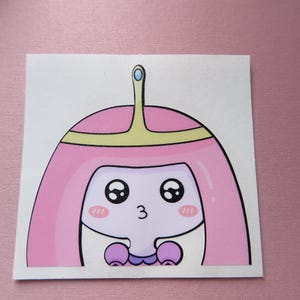 Princess Bubblegum Adventure Time Laptop Car Decal/sticker - Etsy