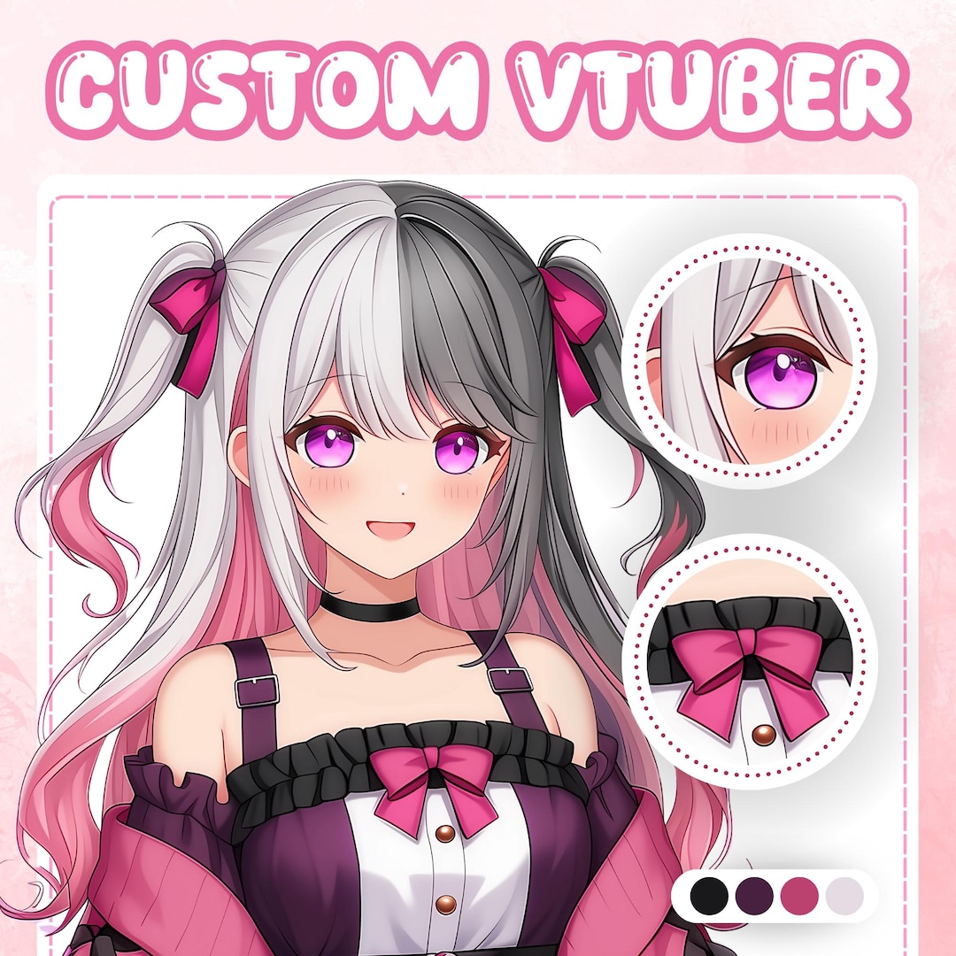 Custom Live2d Vtuber | Custom Vtuber Model | Vtuber Commission | Vtuber Design | Vtuber | Live2d ...