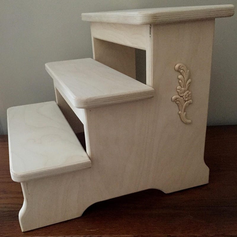 Wooden Stool Ornate - Etsy