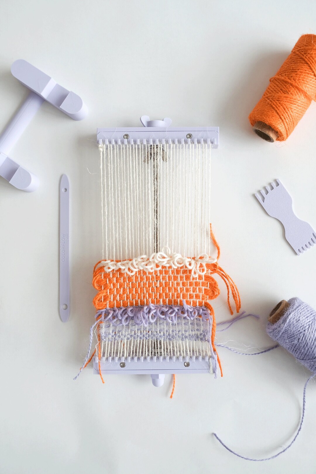 Portable Mini Tapestry Loom 3D Printed Weaving Kit for Beginners ...