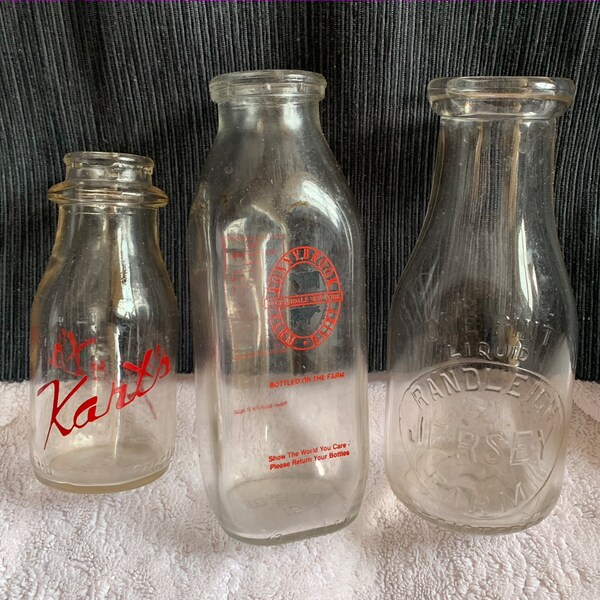 Ny Milk Bottles - Etsy