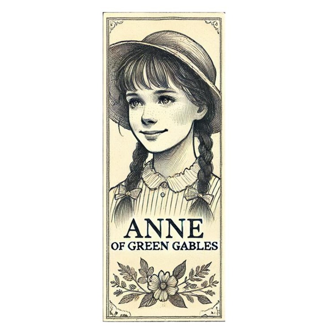 Anne of Green Gables Bookmark, Anne With an E, Fine Art, Reading Lover ...