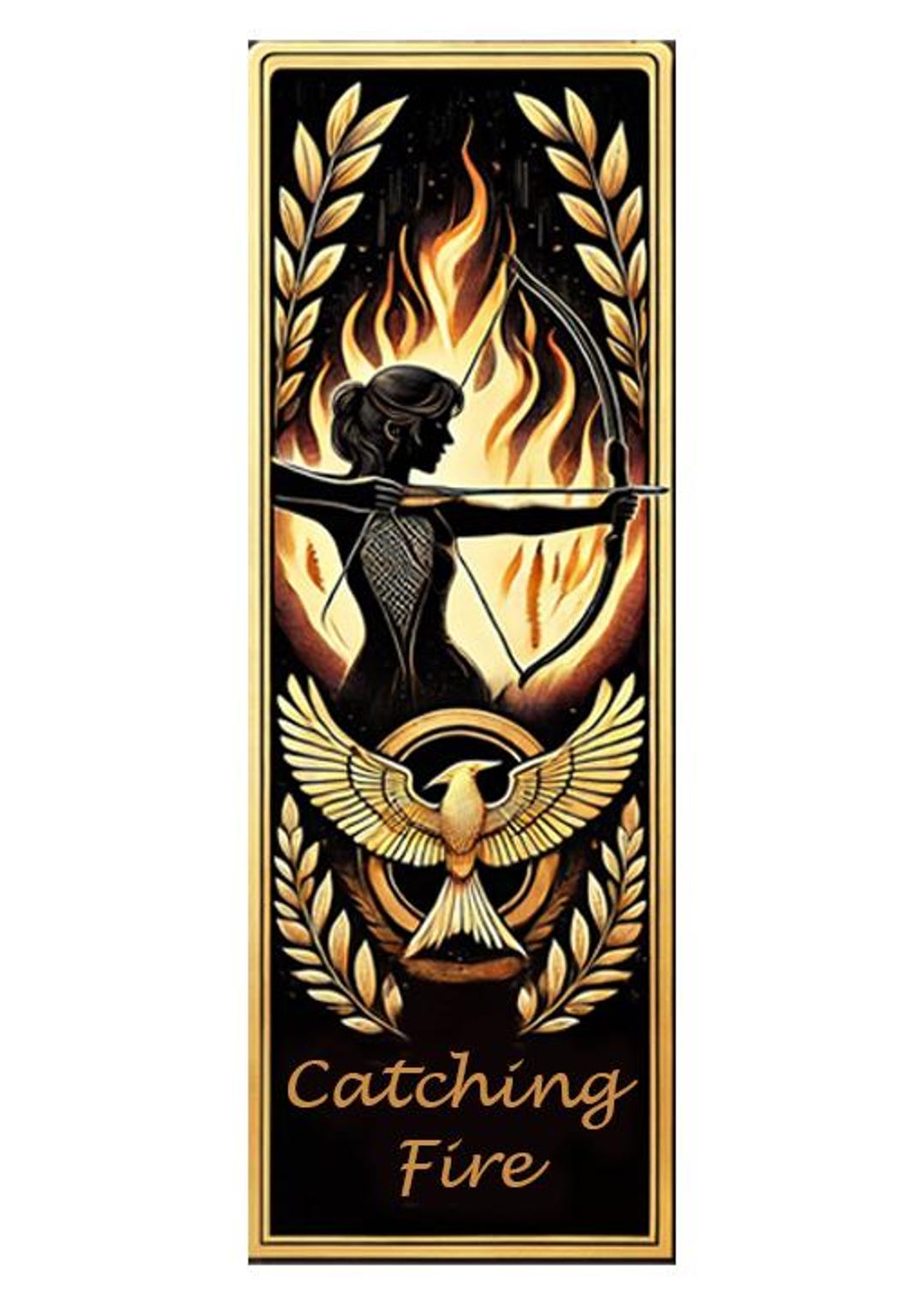 Hunger Games Bookmark, Katniss Everdeen Bookmark, Suzanne Collins ...