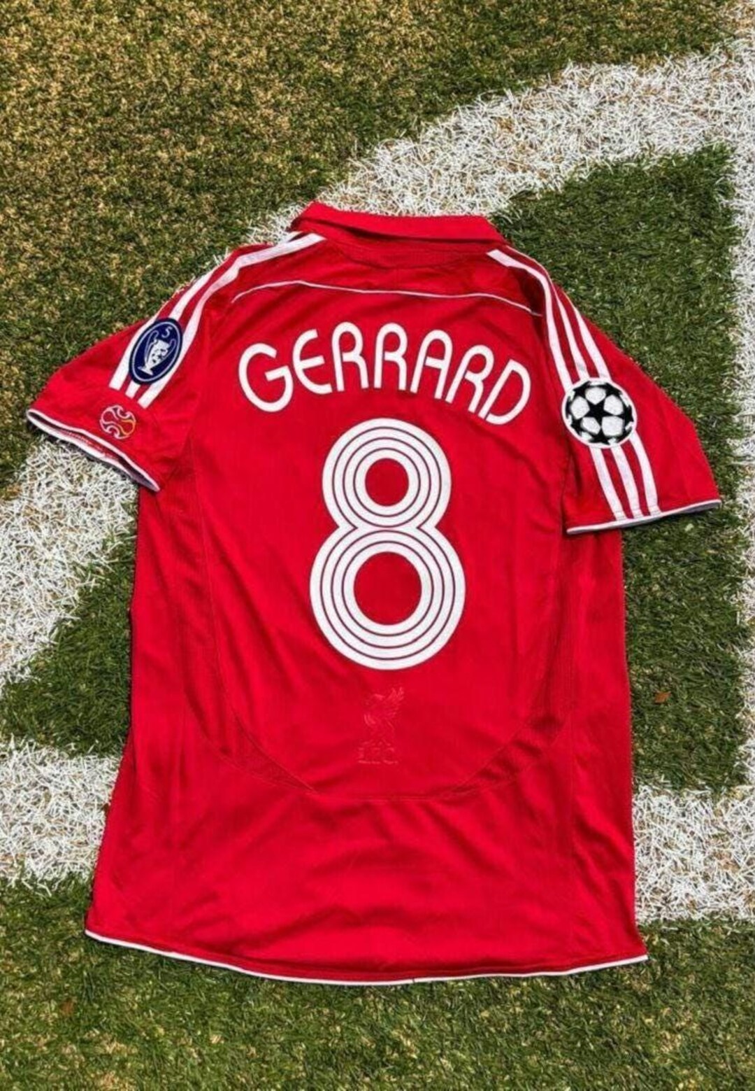 Gerrard 8 Final Champions League Retro - Etsy
