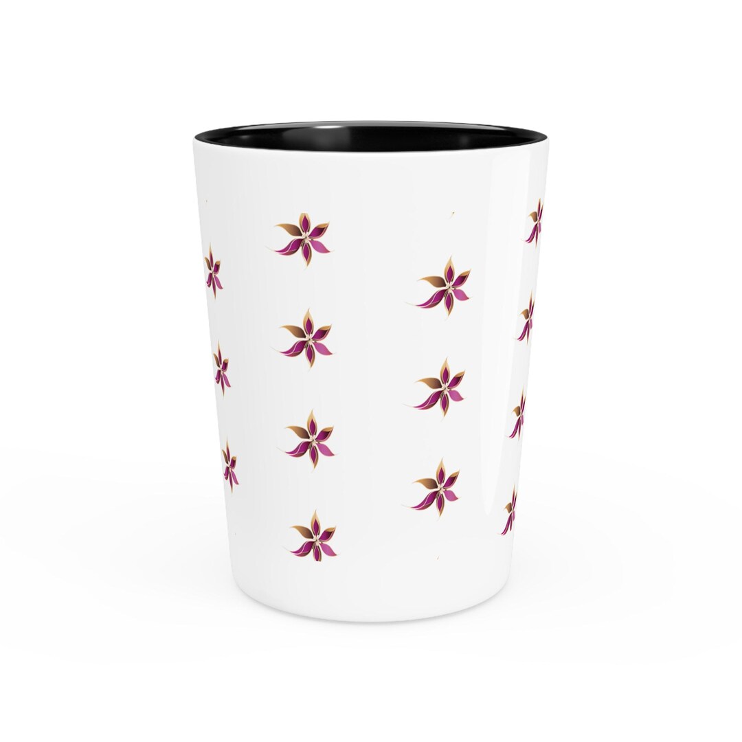 Geometric Stars Shot Glass, Astronomy Barware, Celestial Design, Outer ...