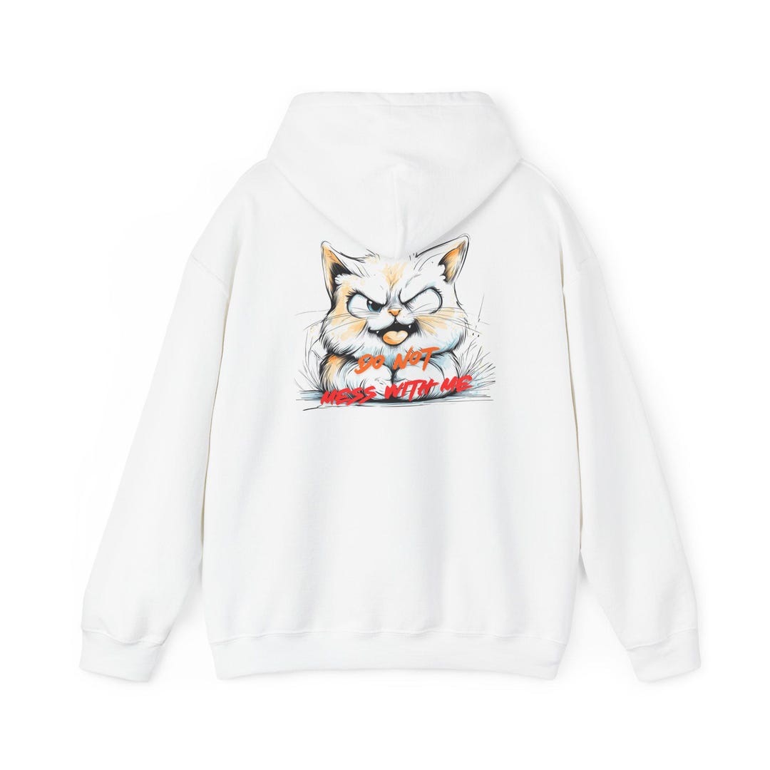 Grumpy Cat Do Not Mess With Me Hoodie, Funny Cat Lover Sweatshirt, Cat ...