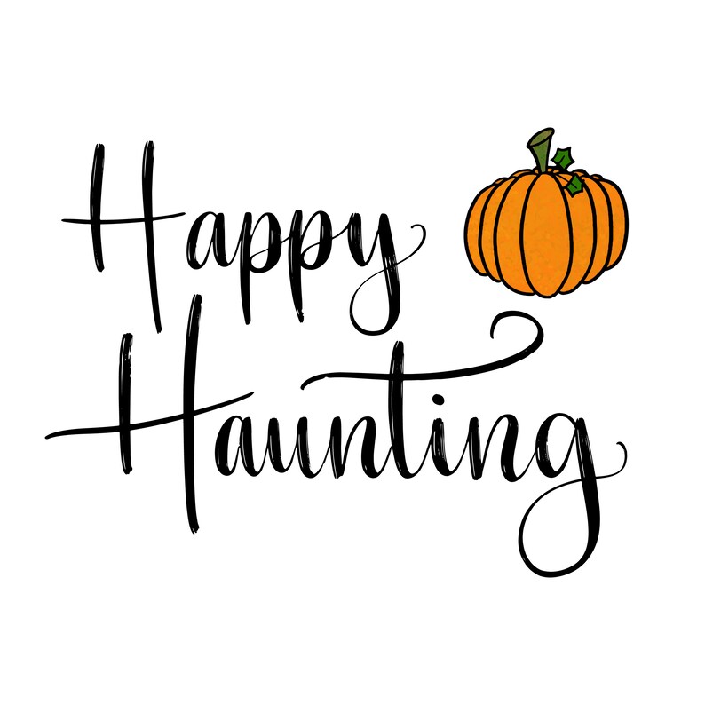 Happy Haunting Clipart Letters SVG PNG JPEG - Etsy Nederland