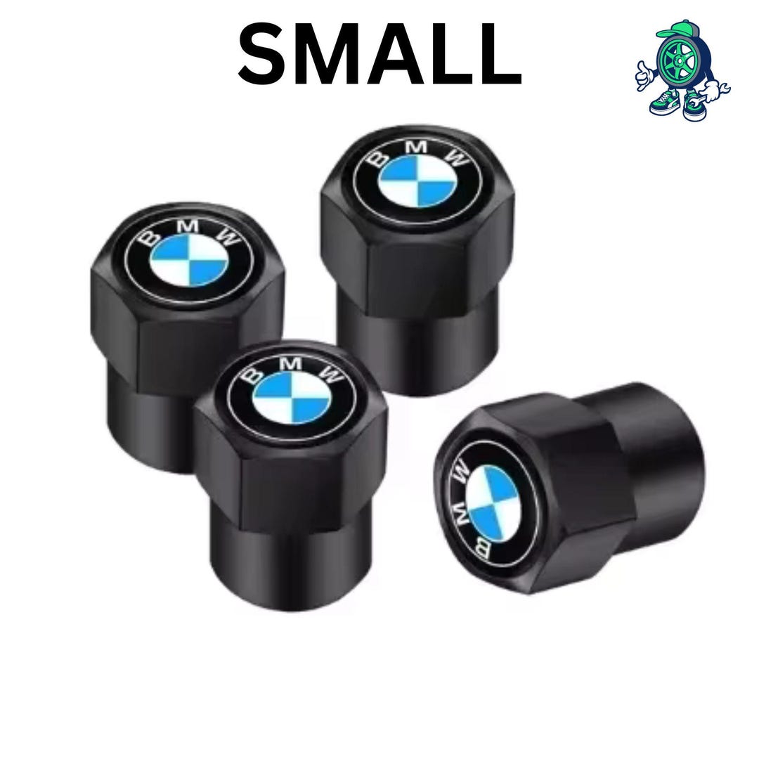 4pcs BMW Car Tire Valve Stems Cap Two Styles and Three Color Options Tire Valve Cap Aluminium ...