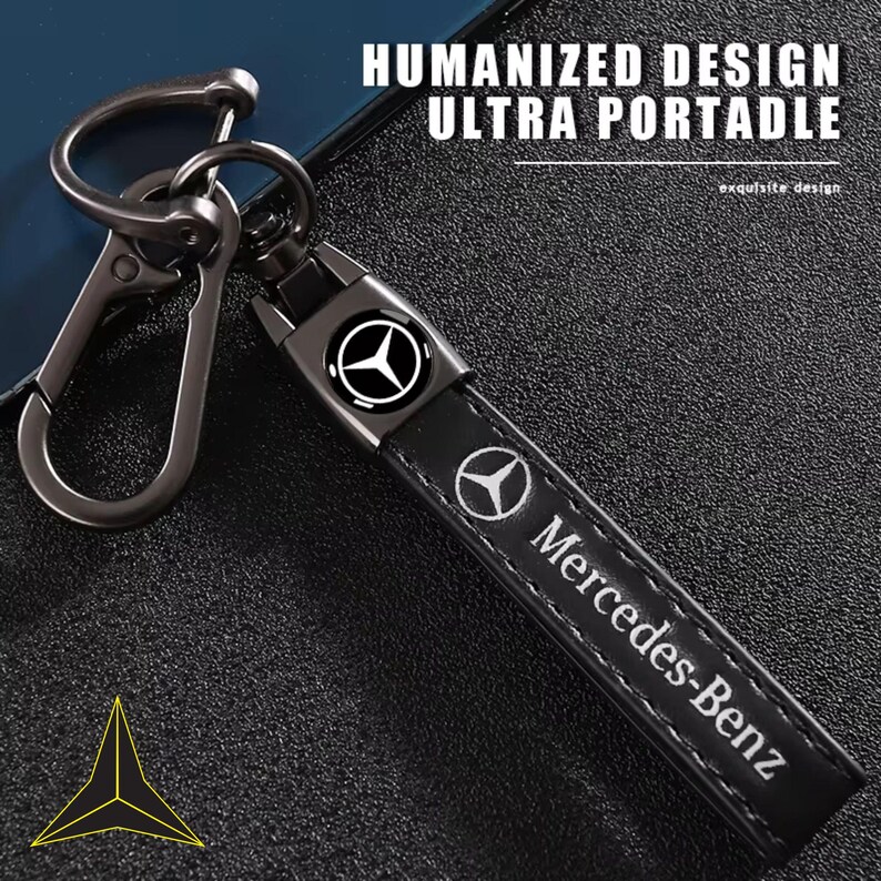 Car Carbon Fiber, Suede, Metal Keychain Car Gift Accessories for ...