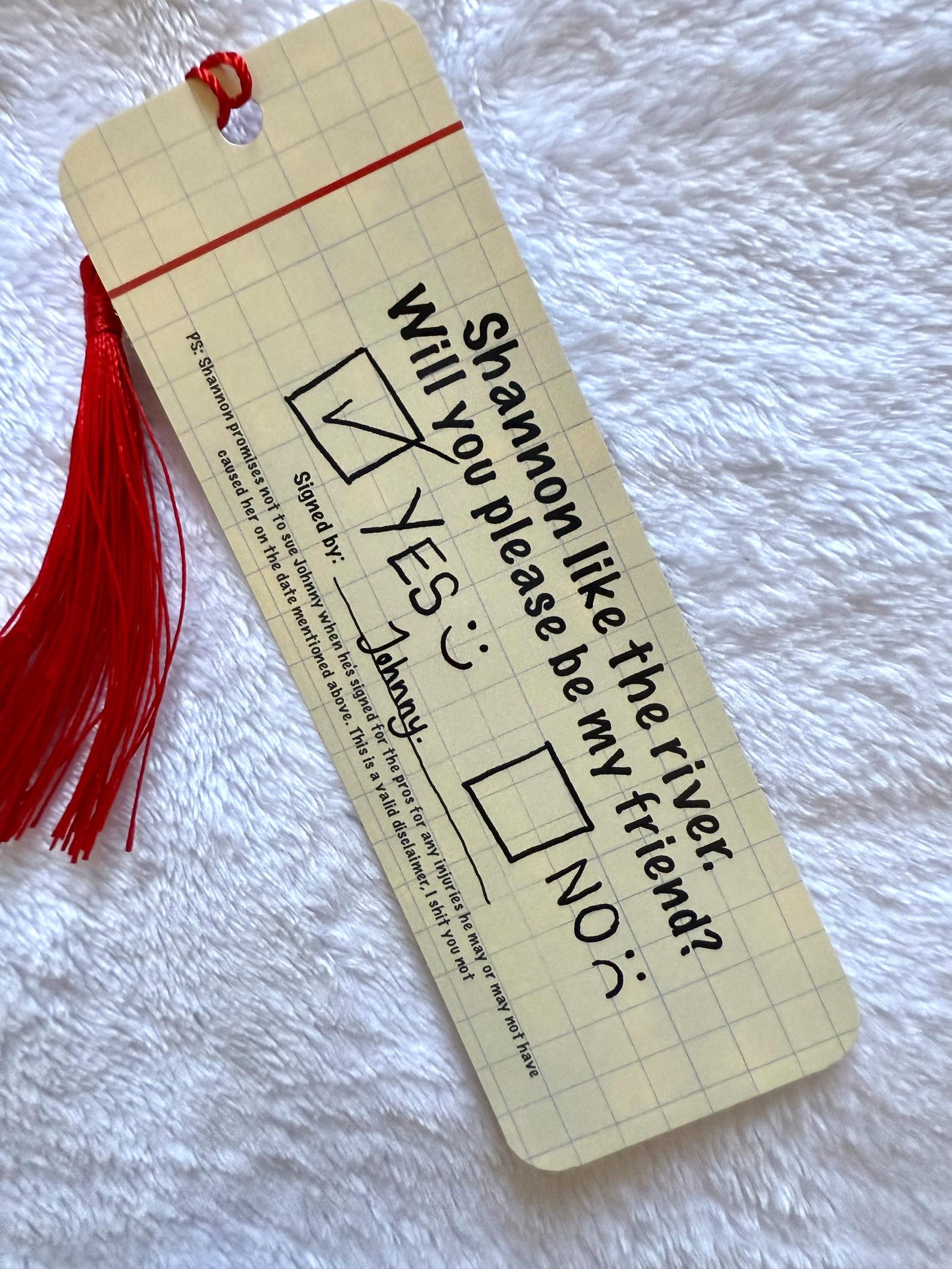 Johnny’s Note Bookmark | Binding 13 Inspired | Boys of Tommen | Tommen ...