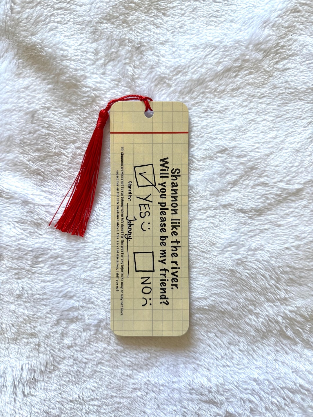 Johnny’s Note Bookmark | Binding 13 Inspired | Boys of Tommen | Tommen ...