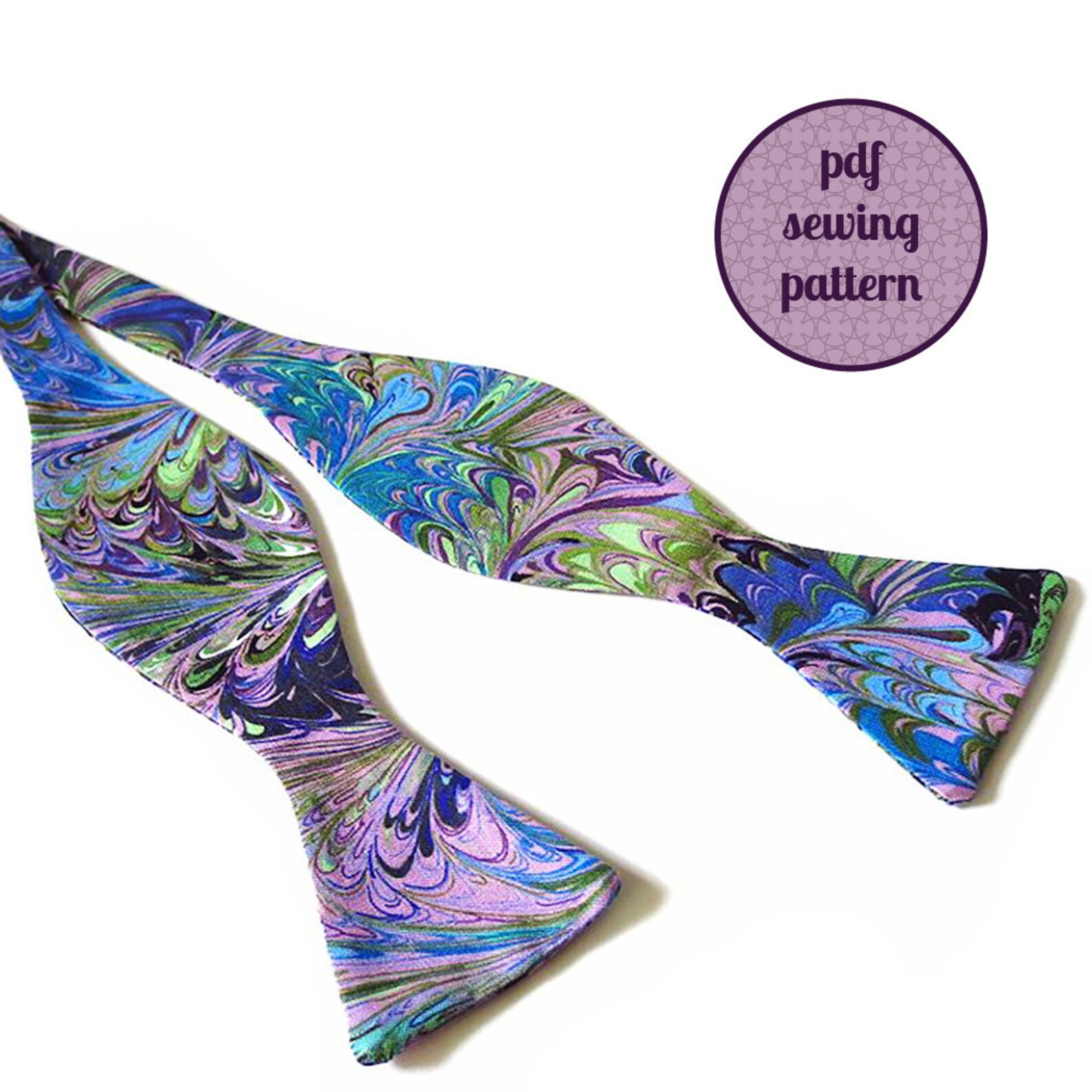 Sewing Pattern - Freestyle Bow Tie in Two Styles (PDF for Immediate ...