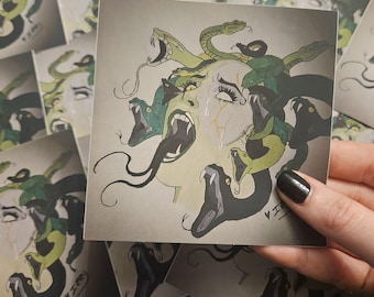 Medusa Sticker - Etsy