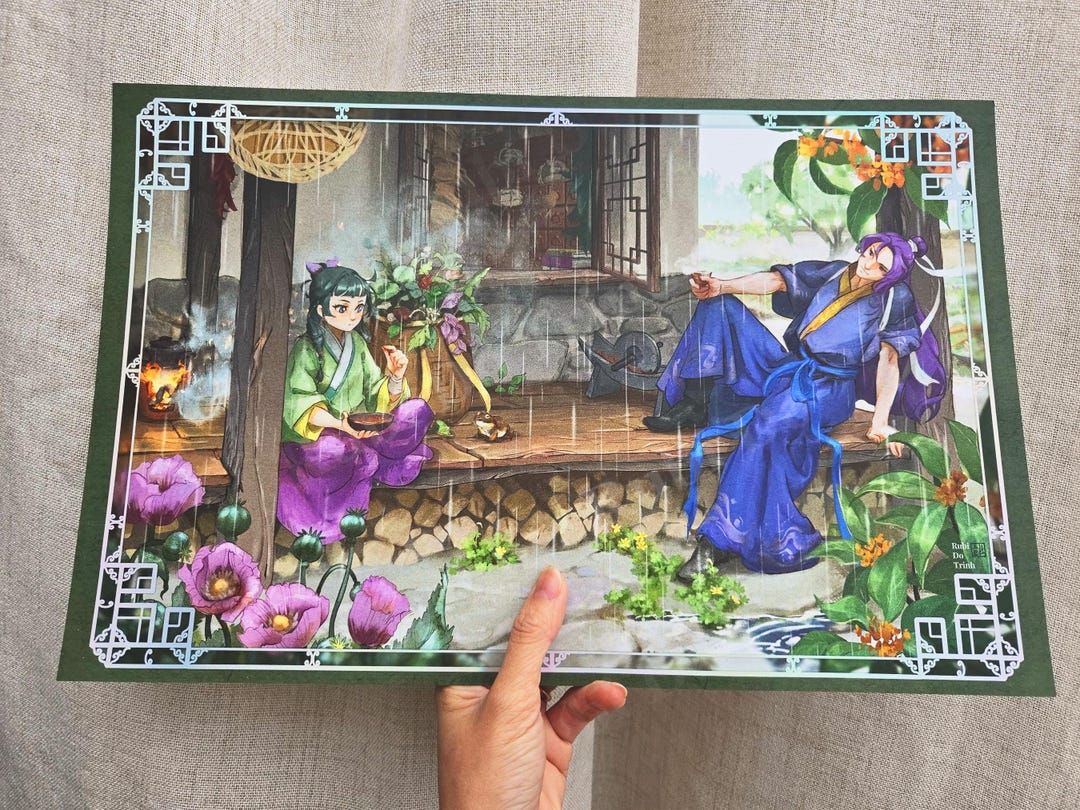 Jinmao Foil Art Print| Jinshi Maomao Apothecary Diaries Romance Manga ...