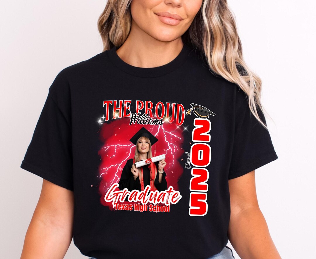 The Proud Graduate Shirt, 2025 Graduation Shirt, Custom Graduate Shirt ...