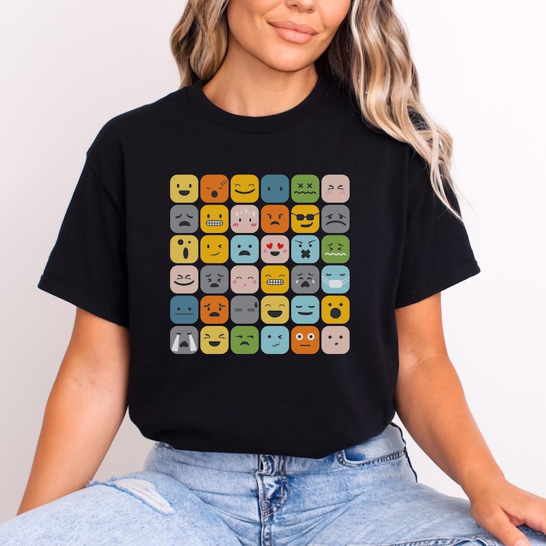 Custom Emoji Shirt, Emoji Shirt, Emoji Day Shirt, Emoji Party Shirt ...