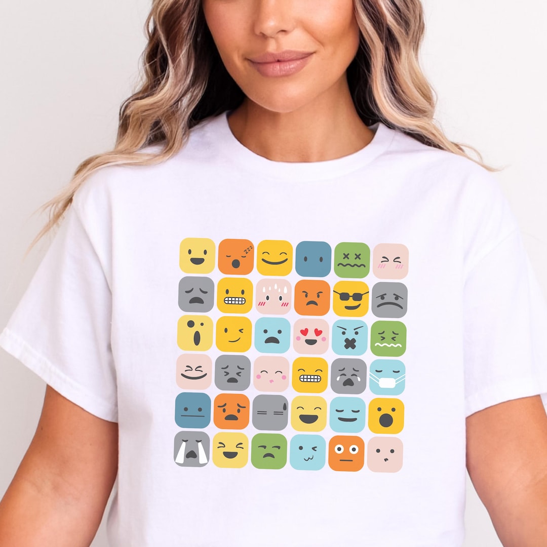 Custom Emoji Shirt, Emoji Shirt, Emoji Day Shirt, Emoji Party Shirt ...